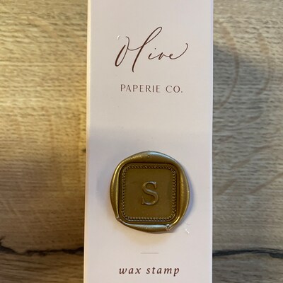 Modern Monogram Wax Seal Stamp, Wedding Invitation Wax Stamp, Custom ...