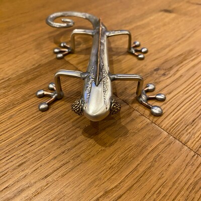 Spoon Frog Silverware Sculpture - Etsy