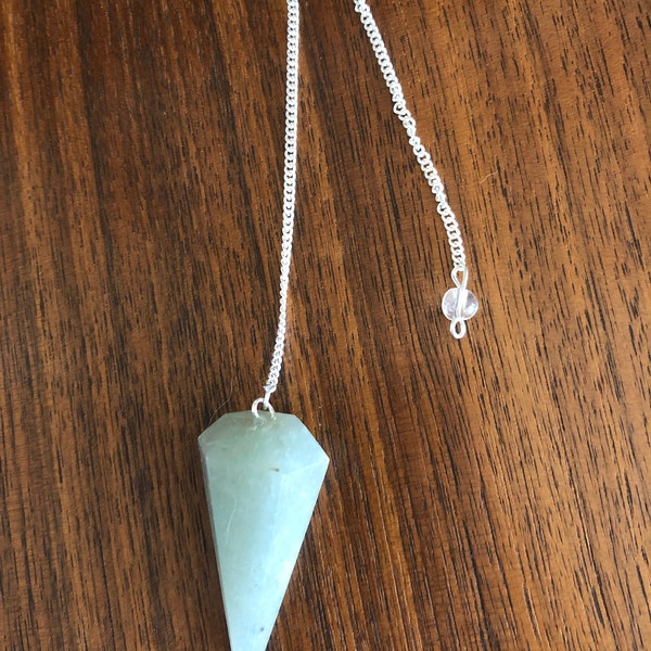 Pick One Crystal Pendulums, Healing Pendant, Dowsing Pointed Gemstone ...