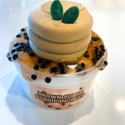 Brown Sugar Boba Pancakes Scented DIY Clay Slime - Etsy