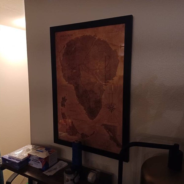 Jurassic Park Map Poster - Dinosaur Decor - Isla Nublar Map - the Lost ...