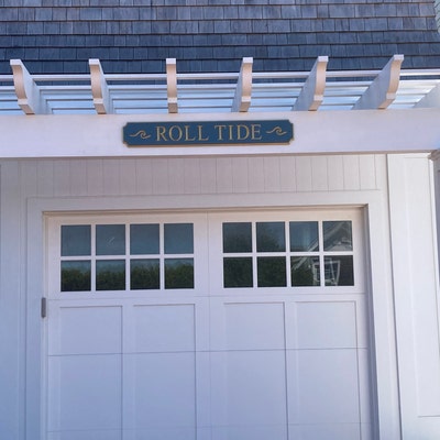 House Number Sign With Realistic Scallop Shell Carved Street Address ...