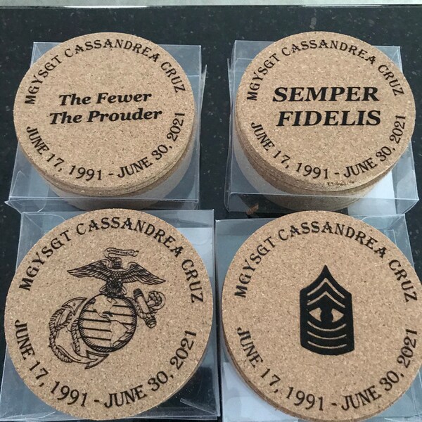 Laser Engraved Funny Drinking Sayings Coasters, Cork Coasters, Husband ...