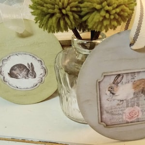 Labels, French Rabbit, Junk Journal, Shabby, Bunny, Easter, Bunnies ...