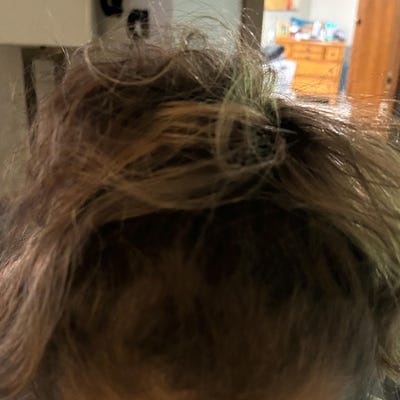 Blend in Golden Blonde Spanish Wave Hair Scrunchie in Human Hair Mix ...