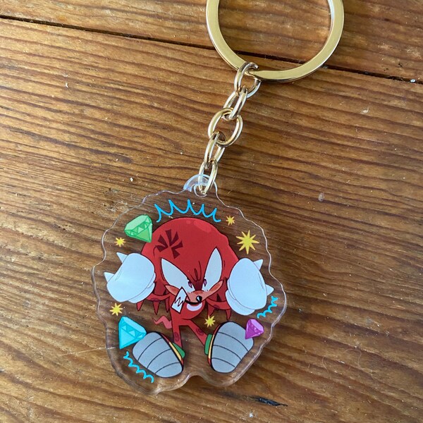 Sonic Character Inspired 2 Keyrings - Etsy