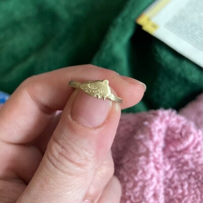 Harpy. Lady Bird Golden Pendant Necklace - Etsy