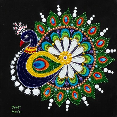 Purple Rain Original Mandala Art - Etsy