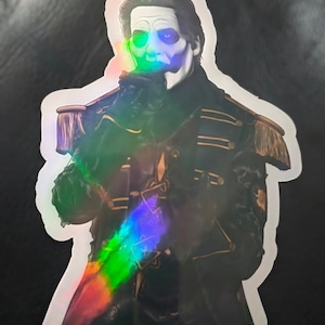 Boxing Papa IV Holographic Vinyl Sticker - Etsy