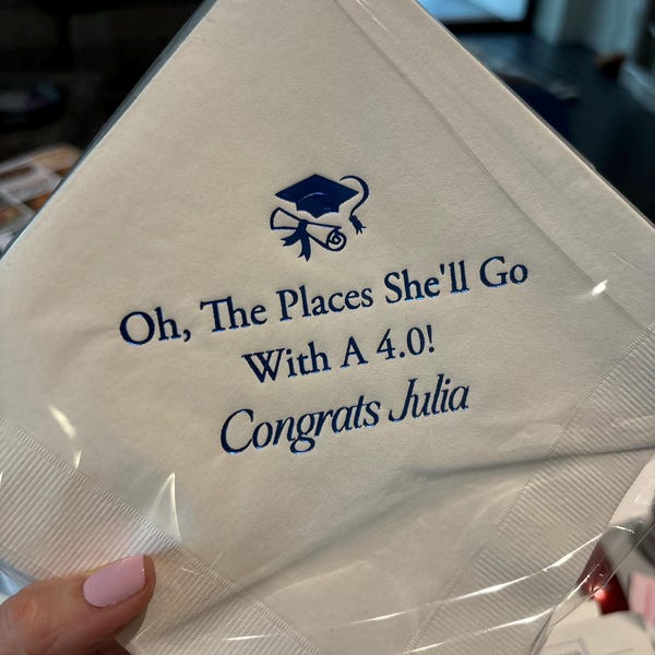 Personalized Fun Fact Trivia Napkins for Weddings or Any Occasion ...