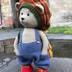 Pattern Crochet Clothes for Teddy Bear. - Etsy