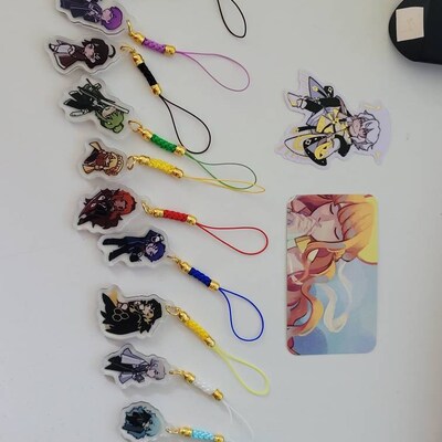 Acrylic Phone Charm Tiny Librarians library of Ruina - Etsy