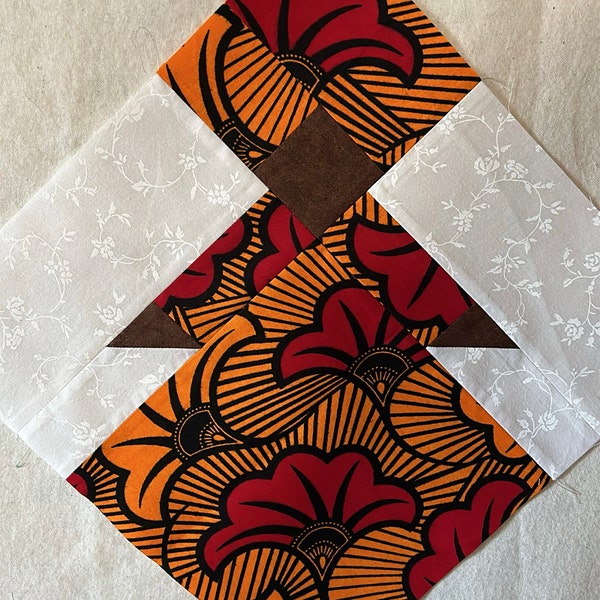 PDF African Queen Pattern for 2 Sizes of Quilt Tops 65"x65", 85"x85" - Etsy