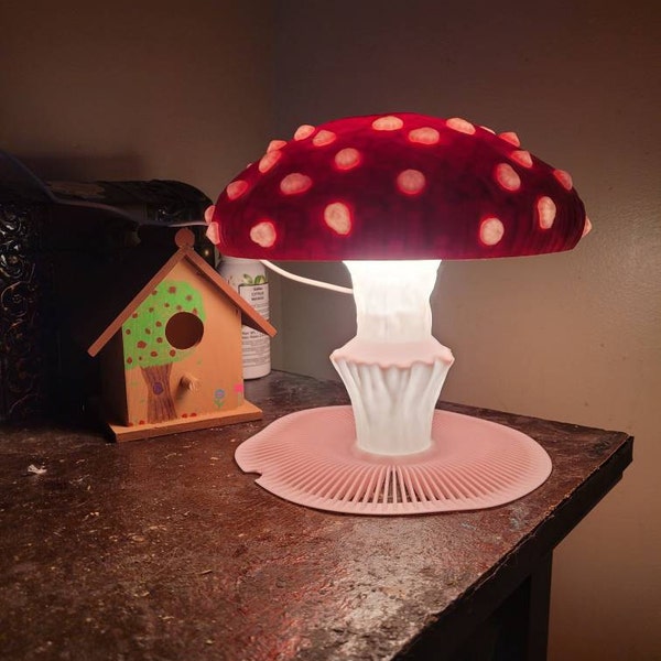 Cottagecore Mushroom Lamp - Etsy