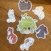 Cute MXTX Animal Stickers Set of 6 - Etsy