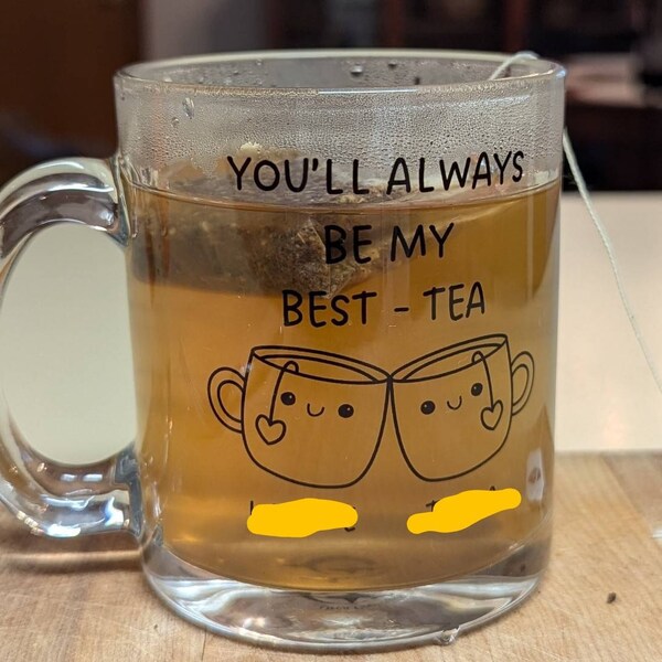 Best-tea Birthday, Custom Bestie Mug, Personalized Best Friend Coffee ...