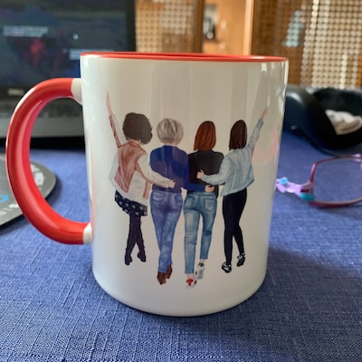Four Best Friends Gift 4 Friends Mug Custom Coffee Mug - Etsy