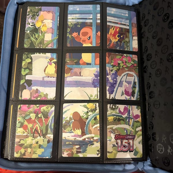 Full Art Binder Page – Custom Extended Artwork Card Display | 9, 12, or 16-card Puzzle Set for ...