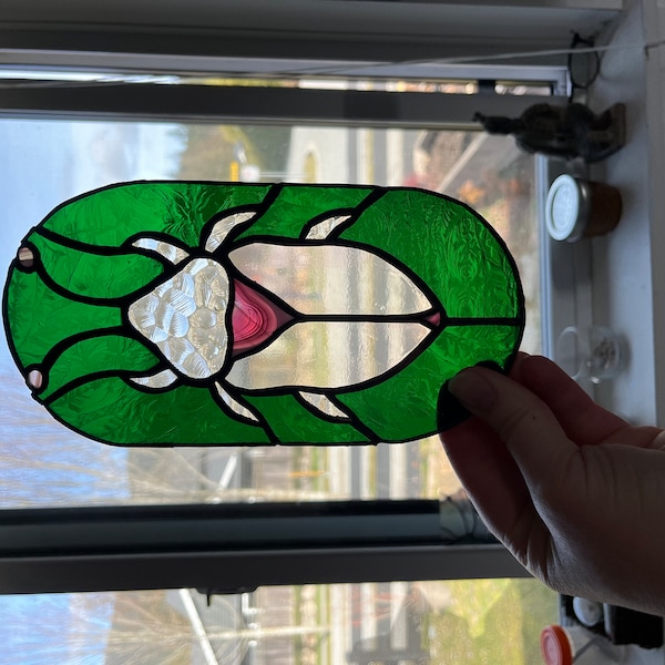 Stained Glass Insect, Stained Glass Beetle Pattern, Digital Download ...