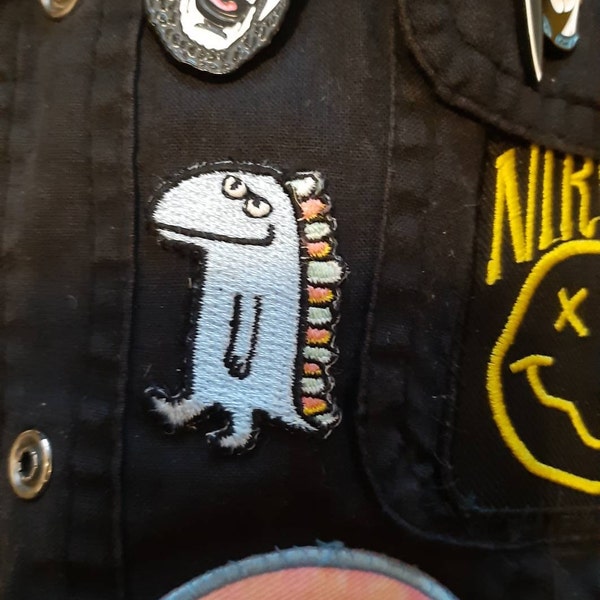 Rock Hand Applique IRON ON PATCH Funny Patches - Etsy