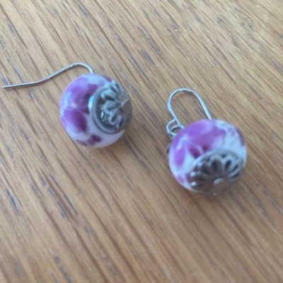 Signed IRIS Powder Compact Flower Spray Carnation Dianthus - Etsy UK