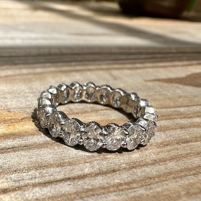 Floating Bubble Diamond Wedding Band 1.60 MM Round Lab Grown - Etsy