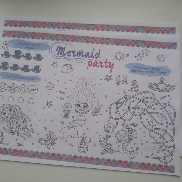 Mexican Menu Template for Kids. Mexican Restaurant Menu With a Map of ...