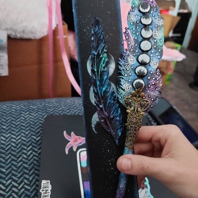 Magic,witch Pen,custom Fountain Pen,mystery Pen,phases Moon,magic ...