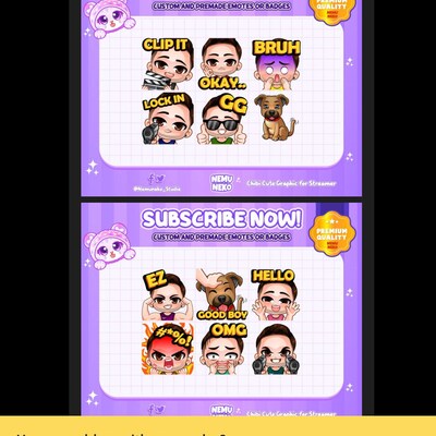 6x Brown Poodle Dog Emotes Sleep Dog Emotes 200IQ Dog Emotes Wow Dog ...