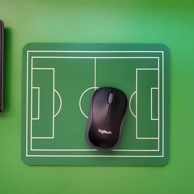 Football Soccer Pitch Rectangle PC Computer Mouse Mat Pad - Etsy