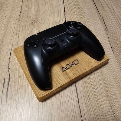 Wooden Playstation Stand With Cutout Effect Ps Logo Sign Ps5 Ps4 Gaming ...