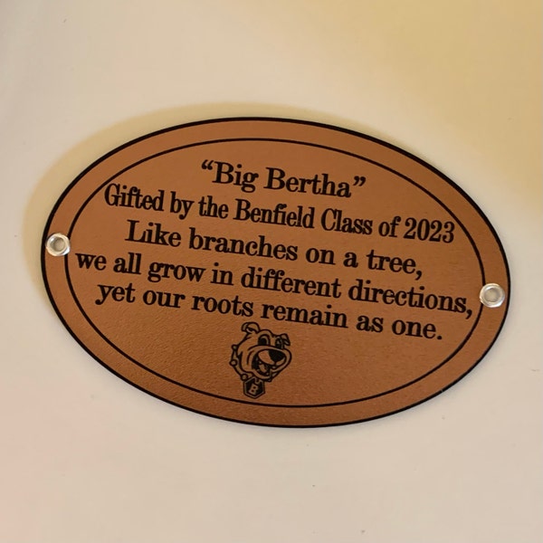 Tree Plaque "bracelet" Memorial Tree Tags. Tree Markers. Safe & Gentle ...