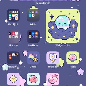 63 App Icon Pack / Happy Sunday / Kidcore / Wallpapers & Widgets ...
