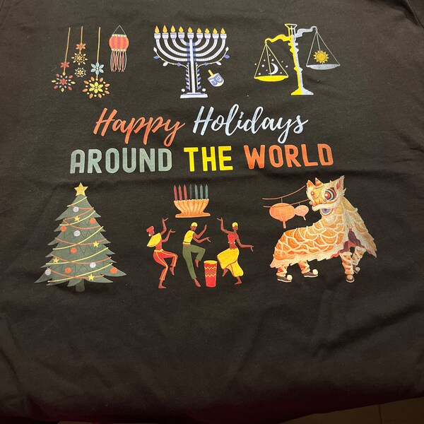 Holiday Teacher Shirt, Holidays Around the World, Christmas Teacher ...