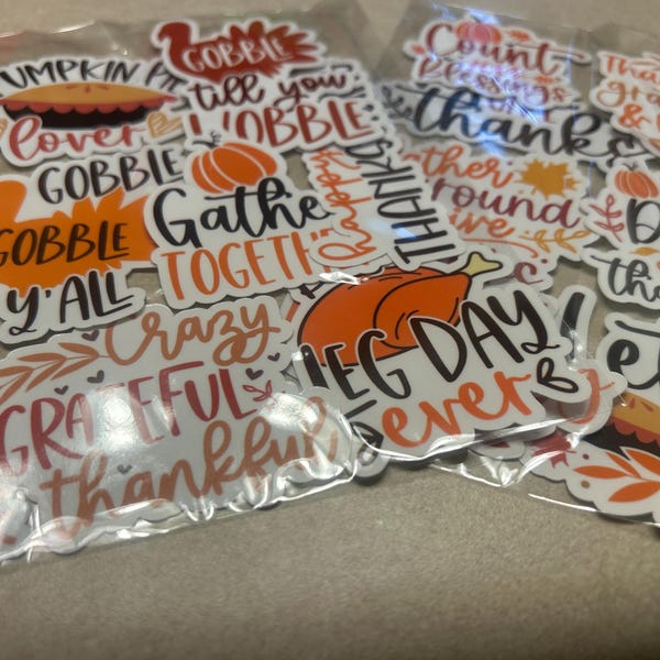 Pack of 15 Waterproof Vinyl Crafting Stickers, Craft Lover Sticker Pack ...