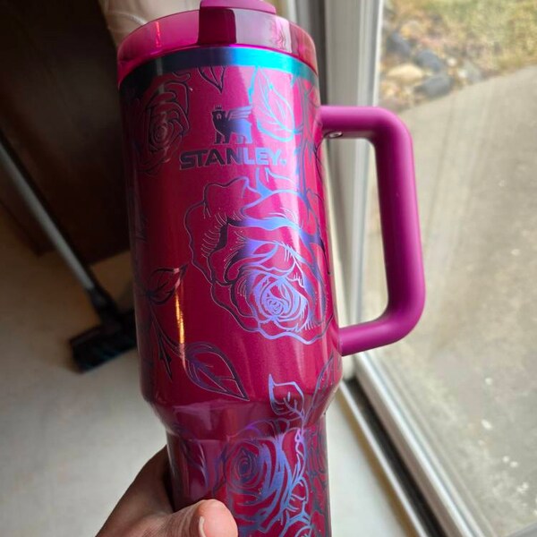 40oz 30oz Stanley Tumbler, Fourth Wing Tumbler, Book Tumbler, Laser ...