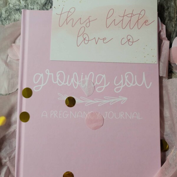Pregnancy Journal and Memory Book for Expecting Mom | Keepsake Gender ...
