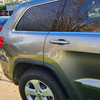 Fits 2010-2024 Toyota 4runner Rear Side Windows Topography Topo ...