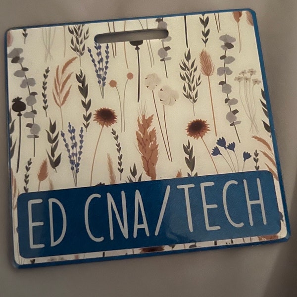 Custom Badge Buddy - BOHO Badge Buddy - Modern Badge Buddy - Marker ...