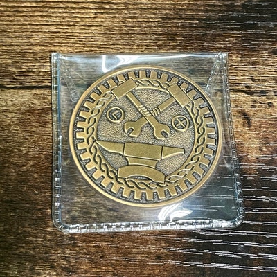 DND DRUID COIN, Large Dungeons and Dragons Charachter Coin D20 Rpg - Etsy