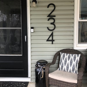 12 Inch Modern House Numbers Letters | Etsy Canada