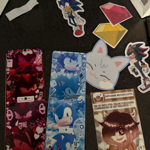 Sonic and Shadow Photocards - Etsy