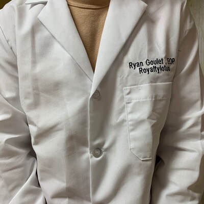 Lab Coats, Embroidered Personalized Lab Coats With Name, Title ...