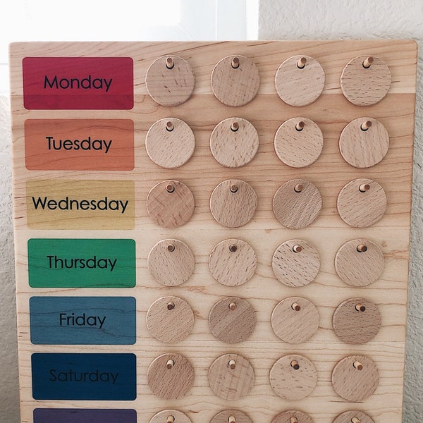 Weekly Rhythm Chart - Etsy