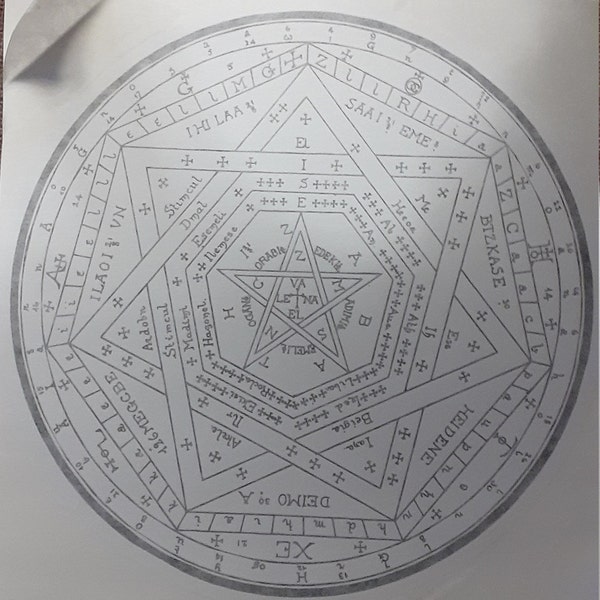 The Sigil of Ameth - Vinyl Sticker Decal - Enochian Magic Occult - Etsy