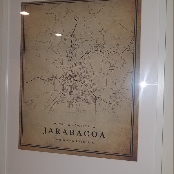 Custom Vintage Map Print, Personalized Retro Map Poster, Antique Style ...