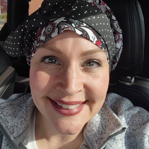 Scrub Surgical Pops of Pink Hat Medical Cap With Style, Bow & Satin ...