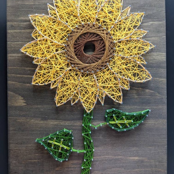 Sunflower String Art Craft Kit: Create Your Own Floral Wall Art ...