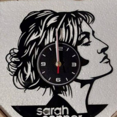 Police Car Vinyl Record Large Wall Clock Gift for Police Officer ...