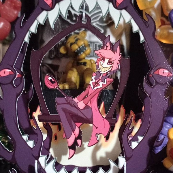Alastor - Hazbin Hotel Paper Craft Standee - Etsy
